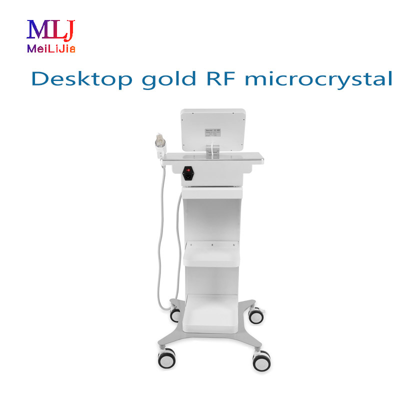 Desktop gold RF microcrystal
